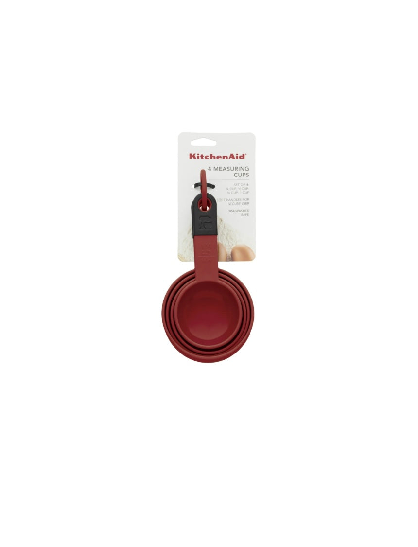 KitchenAid Set of 4 Measuring Cups , Red – Artesano Galleria