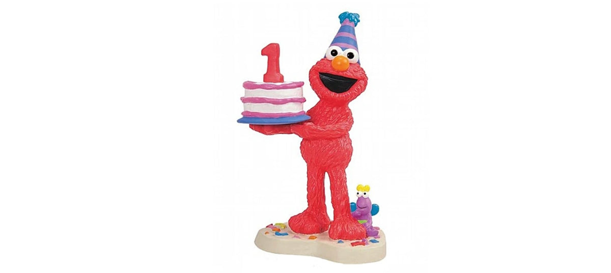 Sesame Street Elmo Birthday Figurine – Artesano Galleria