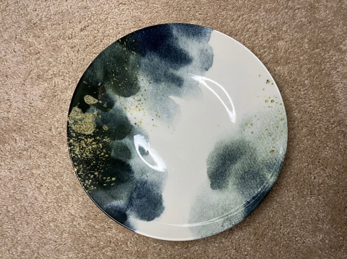 NEW Intesa Home BLUE/GOLD/WHITE Pasta Bowl 9 1/4” – Artesano Galleria