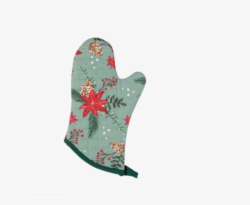 Danica Oven Mitt Set Poinsettia – Artesano Galleria