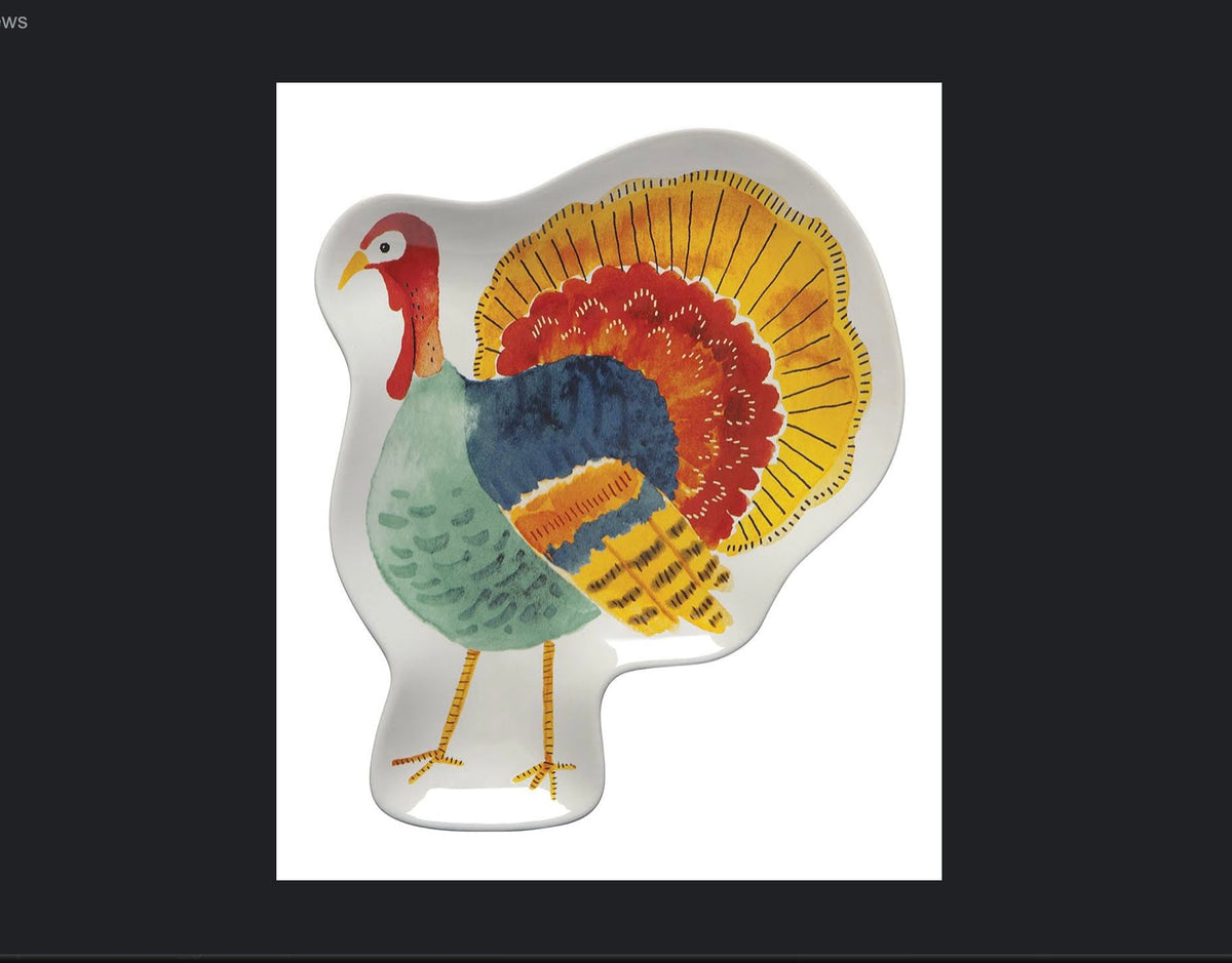 Danica Harvest Turkey Shaped Dish – Artesano Galleria