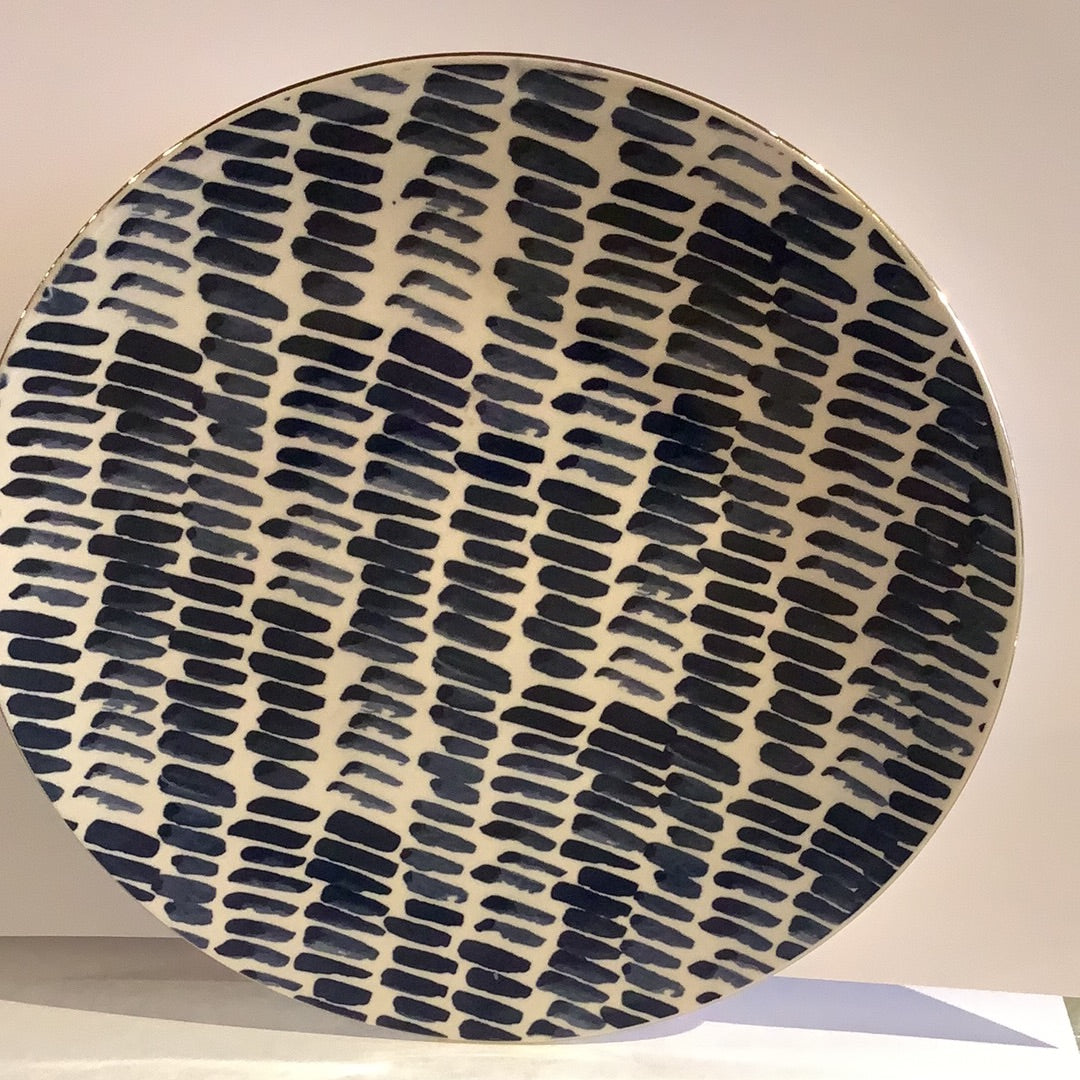 Danica shibori plate, 8” – Artesano Galleria