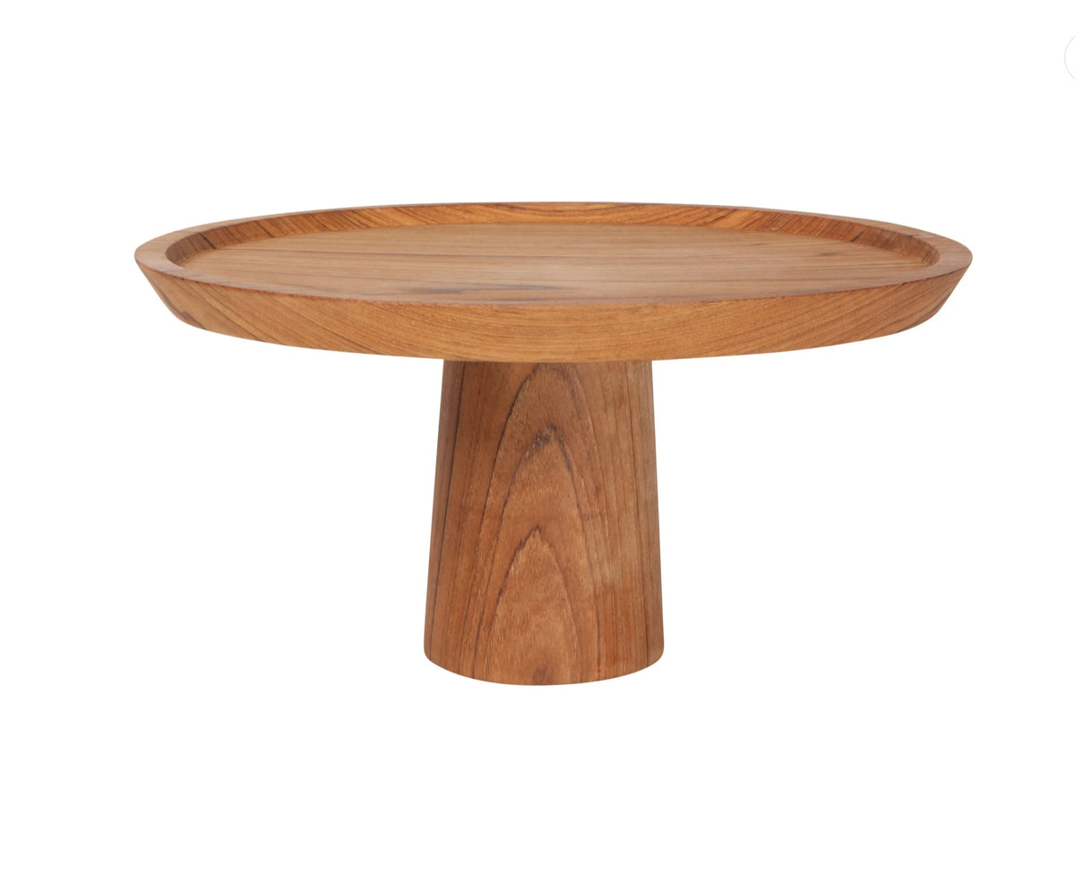 Danica Heirloom Teak Wood Cake Stand – Artesano Galleria
