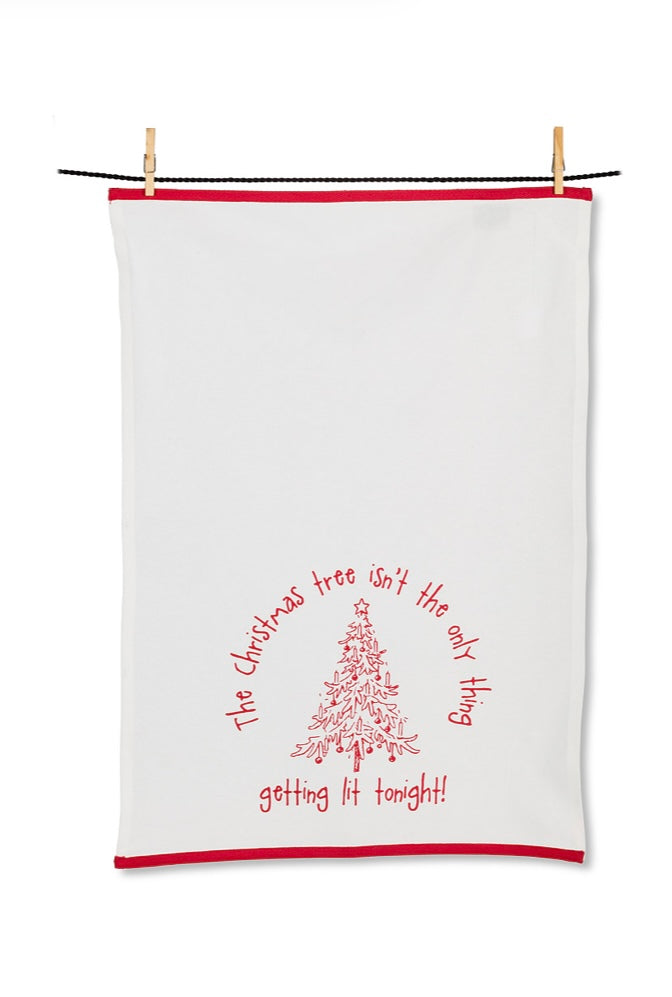 Abbott Designed Getting Lit Tea Towel – Artesano Galleria
